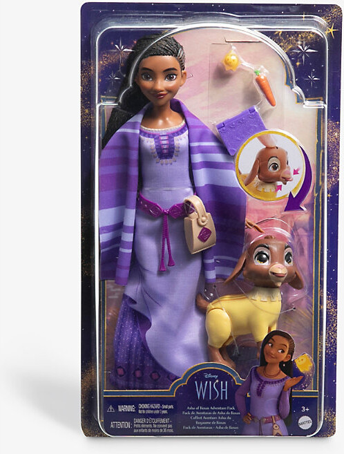 Disney Princess Kids Wish Asha of Rosas Adventure Pack Doll 25cm ...