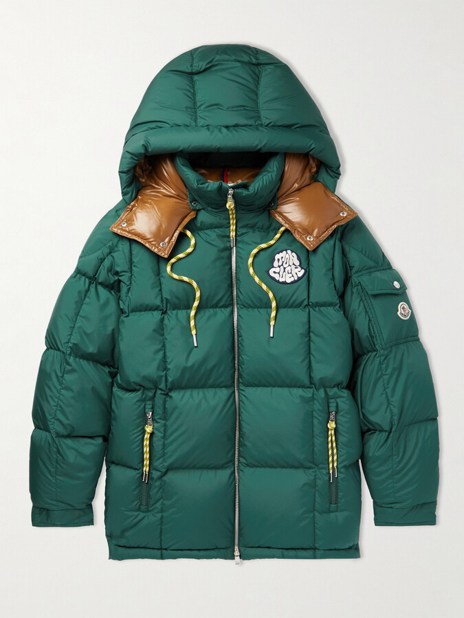 Moncler Mariveles Logo-Appliquéd Quilted Shell Hooded Down Jacket - ShopStyle