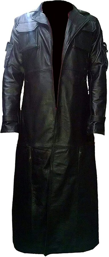 Fashion_First The Punisher Frank Castle Thomas Jane Faux Leather Trench ...
