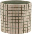 Edit & Oak & Green Tattersall Check Plant Pot - ShopStyle Decor