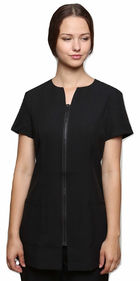 Mirabella Health & Beauty Women's Zeeba Beauty Tunic Uniform Black 12 ...