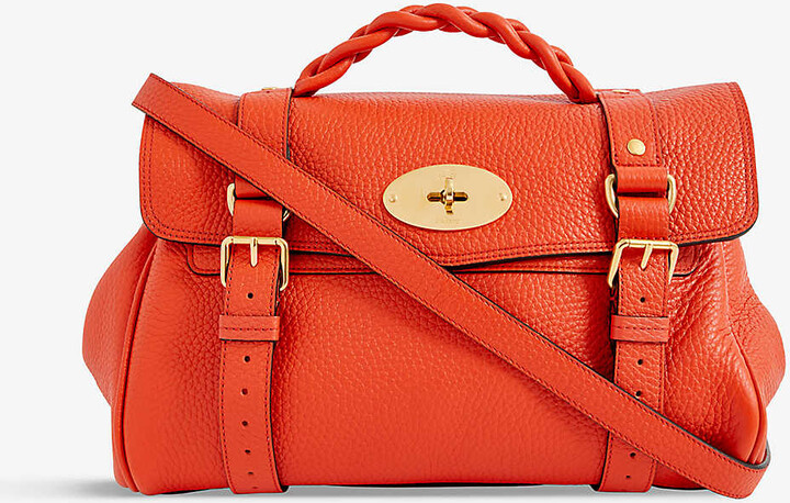 Mulberry Alexa leather satchel bag - ShopStyle
