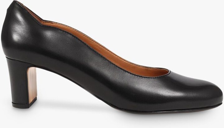 Jones Bootmaker Zoey Wide Fit Leather Heeled Courts - ShopStyle Heels