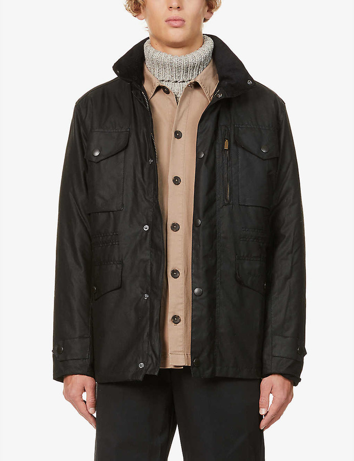 Barbour Sapper waxed-cotton jacket - ShopStyle