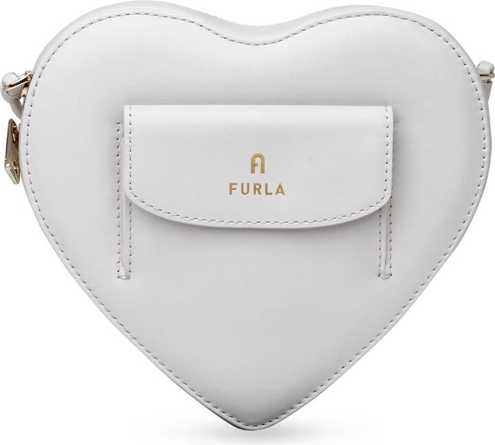 Furla White leather bag - ShopStyle