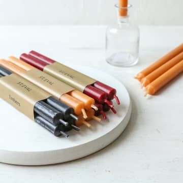 St Eval Festive Taper Candles Pack Of Four - ShopStyle