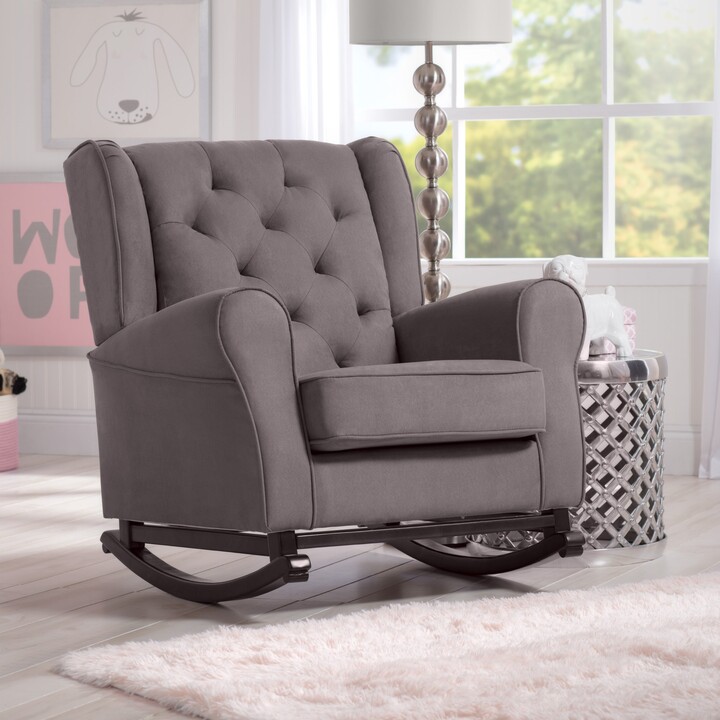 Delta Children Emma Nursery Rocking Chair, Graphite - ShopStyle
