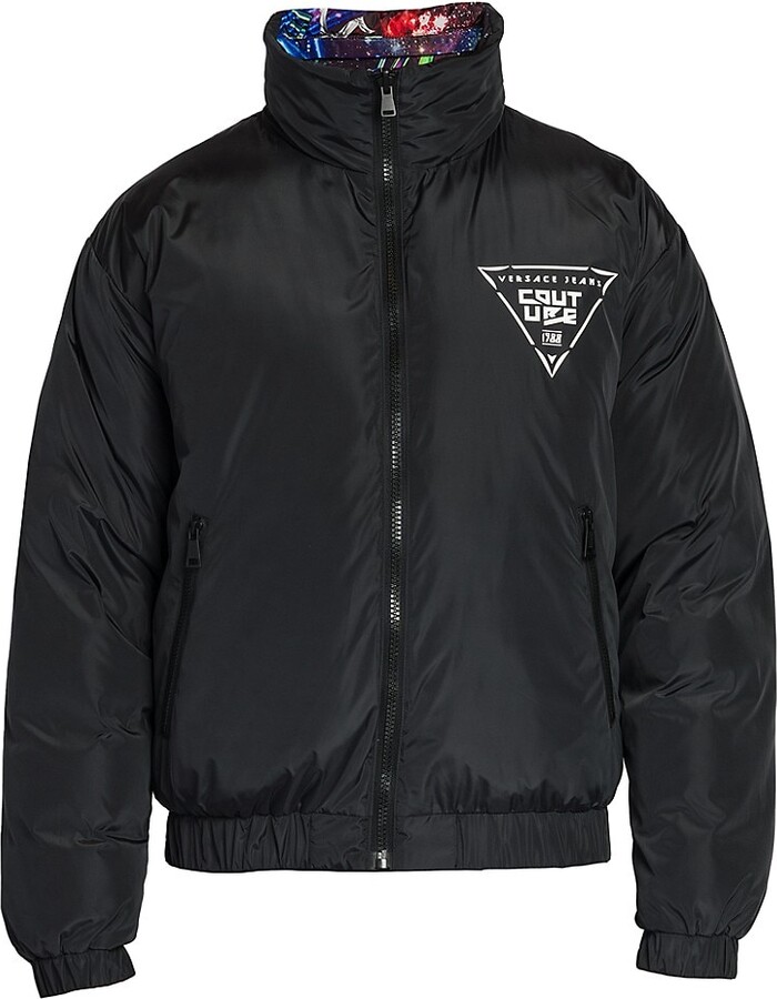 Versace Jeans Couture Galaxy Couture Reversible Down Jacket - ShopStyle
