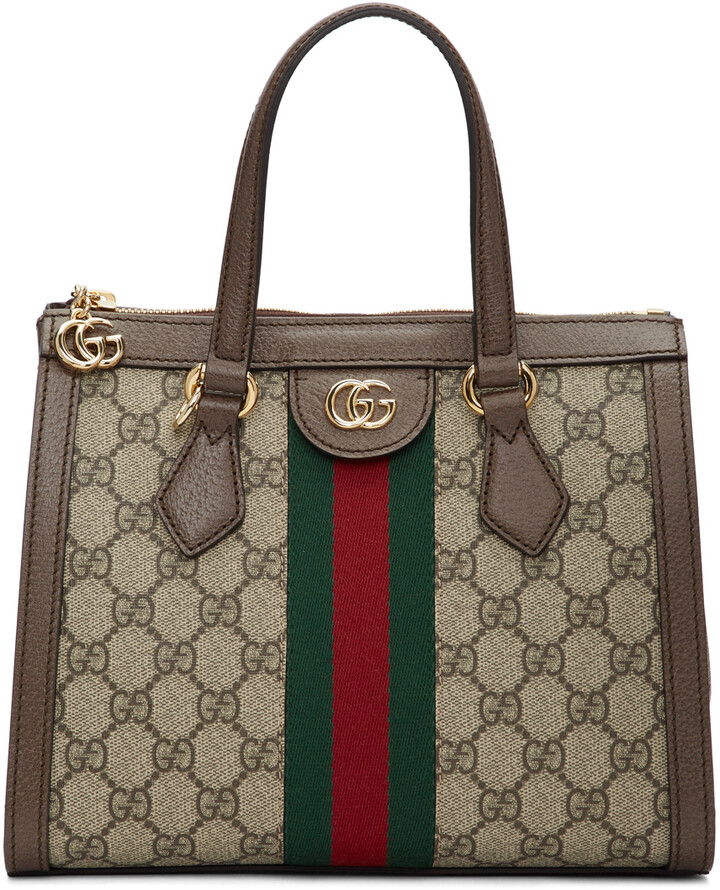 Gucci Beige Small GG Ophidia Bag - ShopStyle