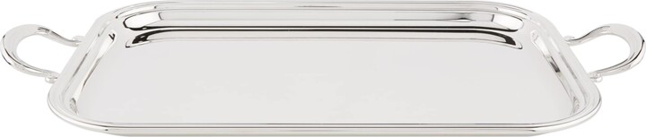 Greggio Silver Plated English Tray With Handles - ShopStyle Serving ...