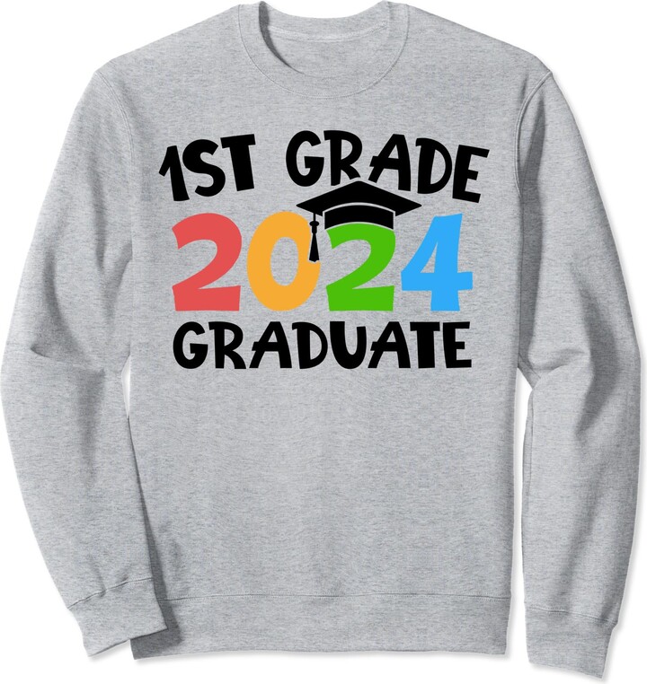 Graduation Last Day of School Tee Gifts 2024 1st Grade Graduate First ...