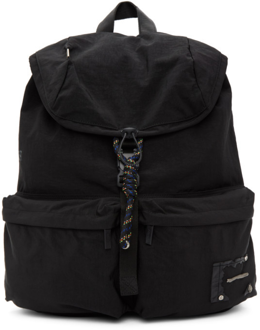 Ader Error Black Torn Label Backpack - ShopStyle