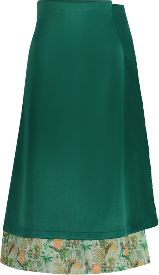 Dhara Sheth Dubai Women's Nature Unwrapped Strapless Dress - Green ...