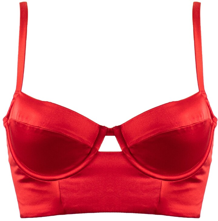 Studio Pia - Petra Scarlet Longline Bra - ShopStyle