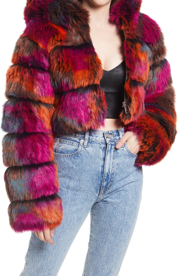 AZALEA WANG Faux Fur Puffer Jacket - ShopStyle
