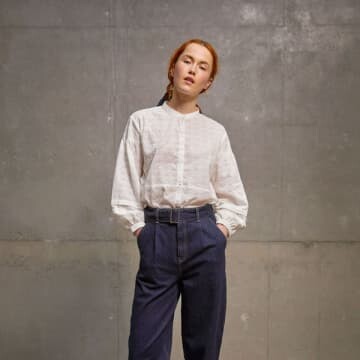 Sideline Ella hirt Off Cutwork - ShopStyle Tops