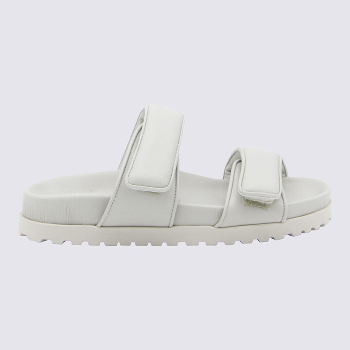 Gia Couture X Pernille Teisbaek Stone Grey Leather Perni 11 Sandals ...