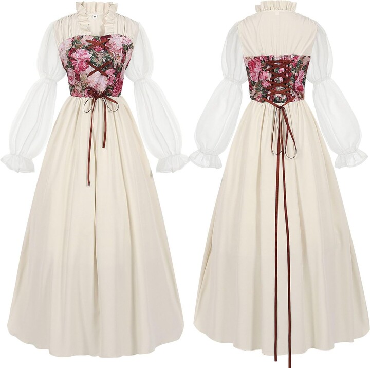 ETHKIA Gothic Dress Sexy Vintage Fairy Dress Jolyne Cujoh Cosplay ...