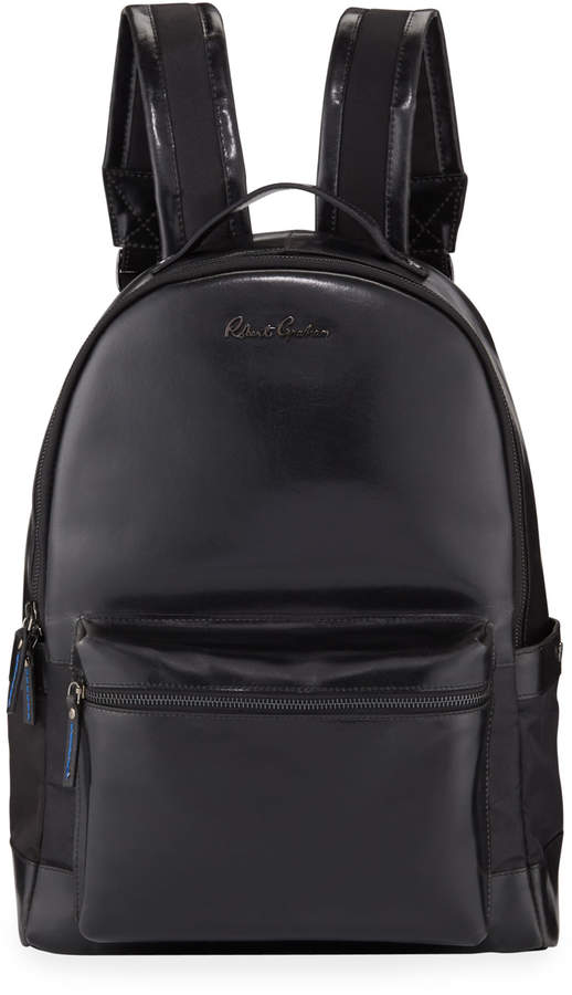 Robert Graham Men's Helio I Glossy Leather Backpack - ShopStyle