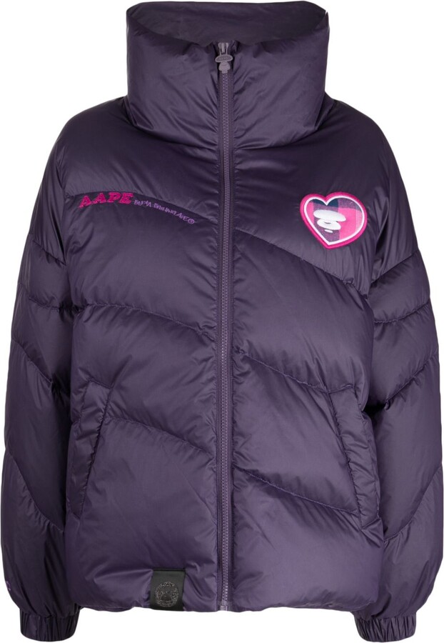 AAPE BY *A BATHING APE® Logo-Patch Puffer Jacket - ShopStyle