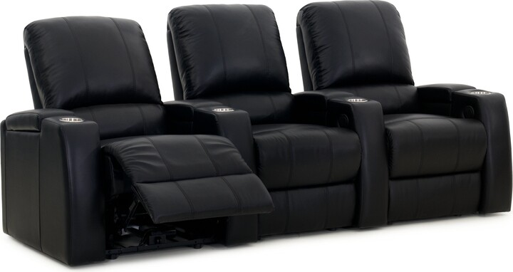 Octane Seating Octane Storm XL850 Power Leather Home Theater Seating ...