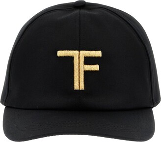 Tom Ford Logo Embroidered Baseball Cap - ShopStyle Hats