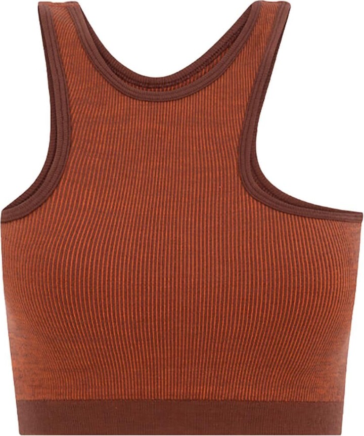 NAGNATA Yang wool blend bra top - ShopStyle