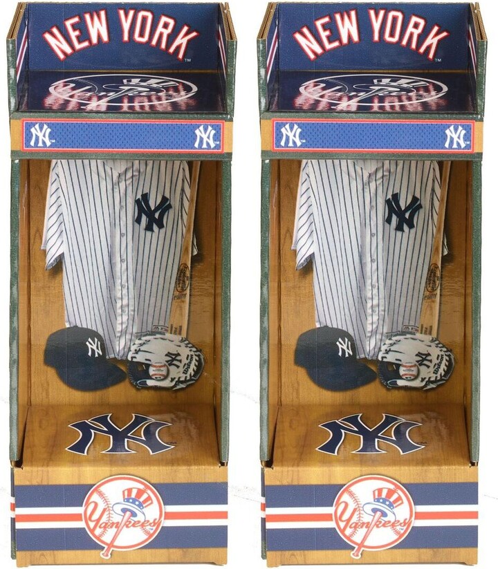 New York Yankees Corrugated Linerboard Mini Sports Locker 2-Pack ...