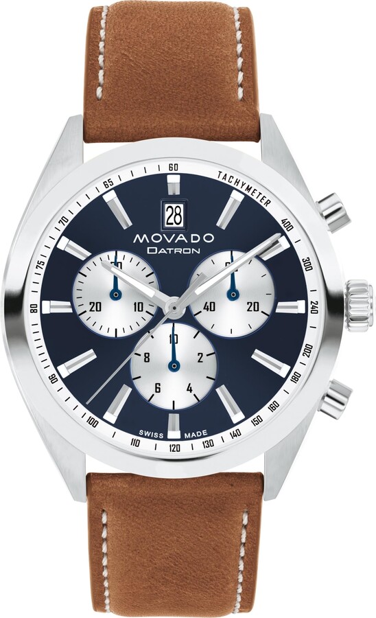 Movado Heritage Series Datron Men's Watch - Swiss Quartz Chronograph ...