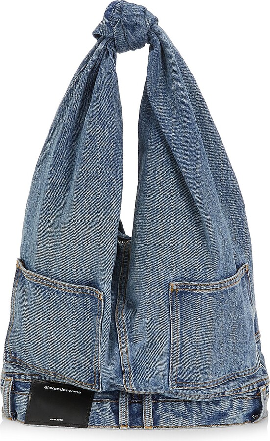 Alexander Wang Small 5 Pocket Denim Hobo Bag - ShopStyle