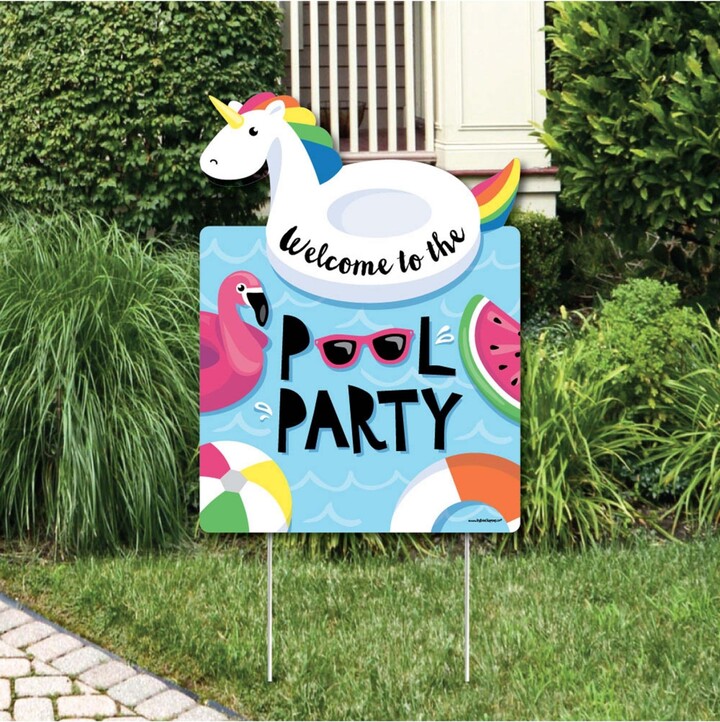 Big Dot Of Happiness Make a Splash - Pool Party - Party Decorations ...