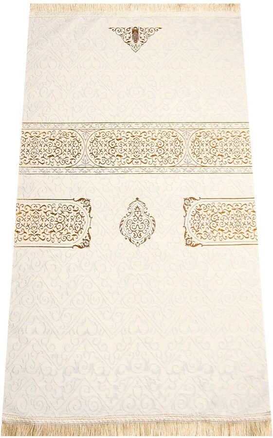 Etsy Luxury Soft Kaaba Design Prayer Rug, Janamaz, Lux Mat, Sajjada ...