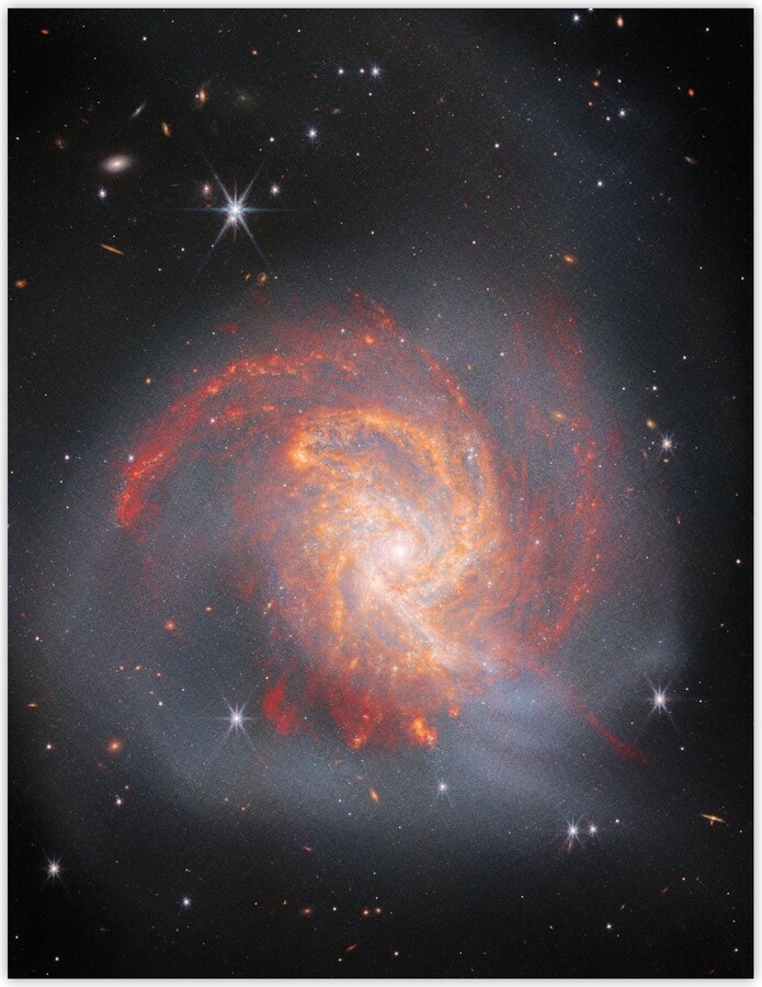 Artery8 NASA James Webb Space Telescope Clash of the Titans NGC 3256 ...