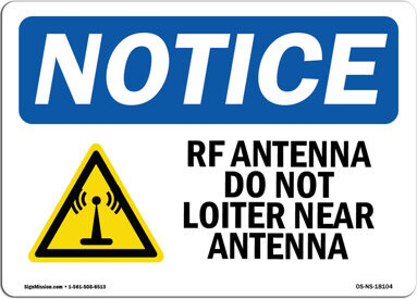 SignMission Rf Antenna Do Not Loiter Near Antenna Sign - ShopStyle ...