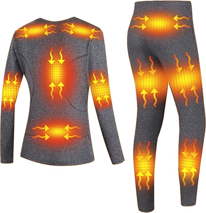 HILLEO Heated Underwear Set for Women - ShopStyle Lingerie & Nightwear