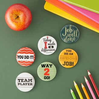 Blue Panda 24 Pack Teacher Appreciation Pins, Rewards for Kids ...