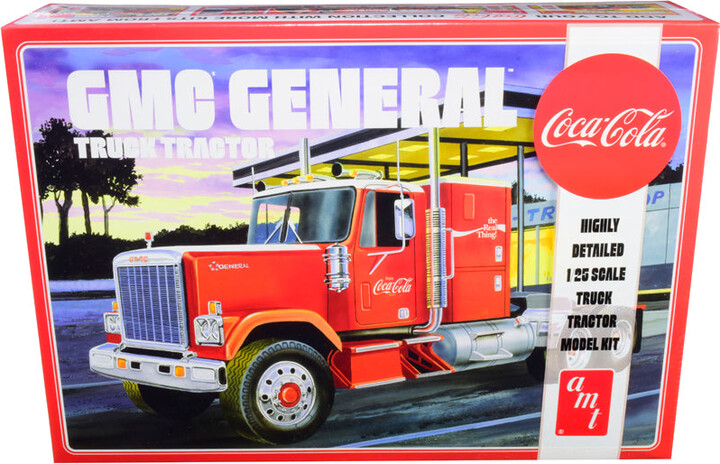 Skill 3 Model Kit GMC General Truck Tractor "Coca-Cola" 1/25 Scale ...