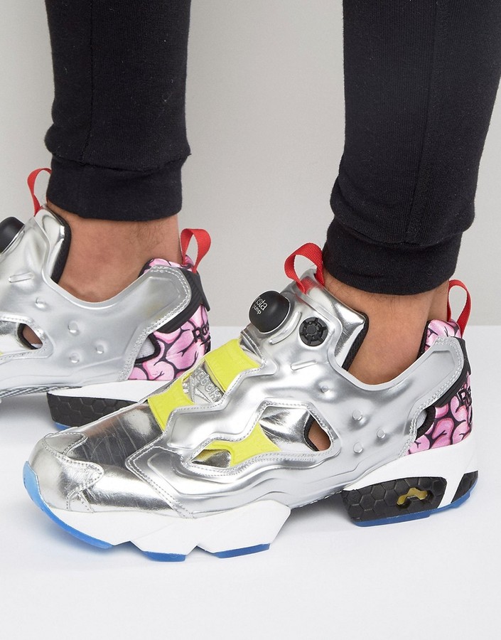 Reebok Instapump Fury Og Sneakers In Silver Ar1445 - ShopStyle Trainers ...