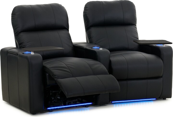 Octane Seating Octane Turbo XL700 Power Leather Home Theater Seating ...