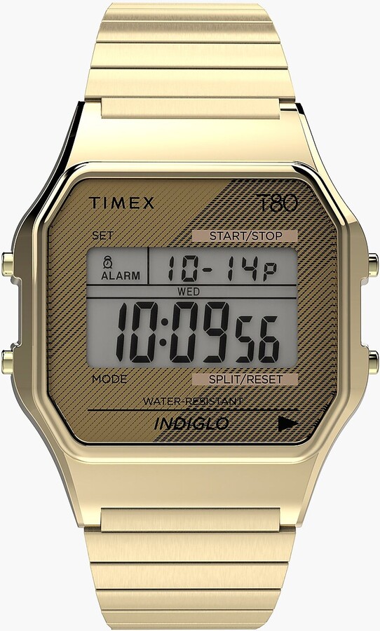 Madewell TIMEX Timex T80 34mm Stainless Steel Expansion Band Watch ...