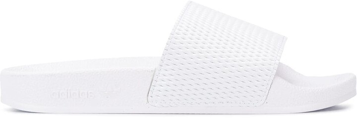 adidas Perforated Pool Slides - ShopStyle
