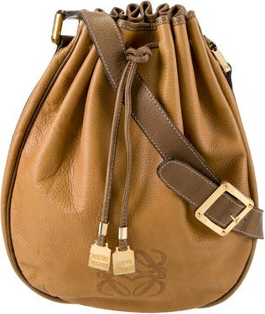 Loewe Leather Bucket Bag - ShopStyle