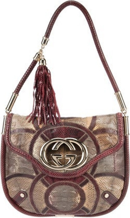 Gucci Python Shoulder Bag - ShopStyle