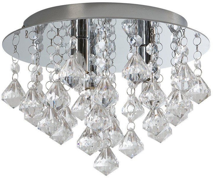 Maya Diamond Flush Light Fitting - ShopStyle