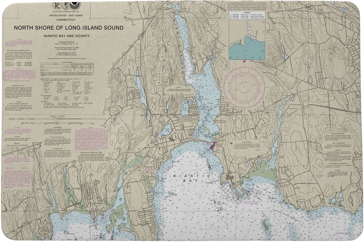 Betsy Drake North Shore Long Island to Niantic Bay, CT Nautical Map ...