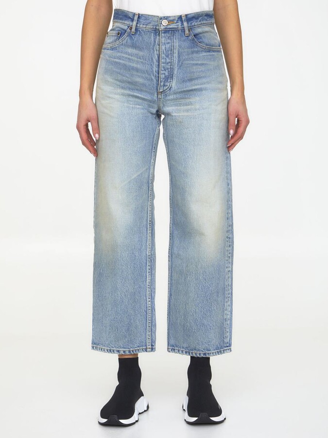Balenciaga Ankle Cut jeans - ShopStyle