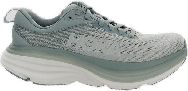 Hoka One One Logo Printed Lace-Up Sneakers - ShopStyle