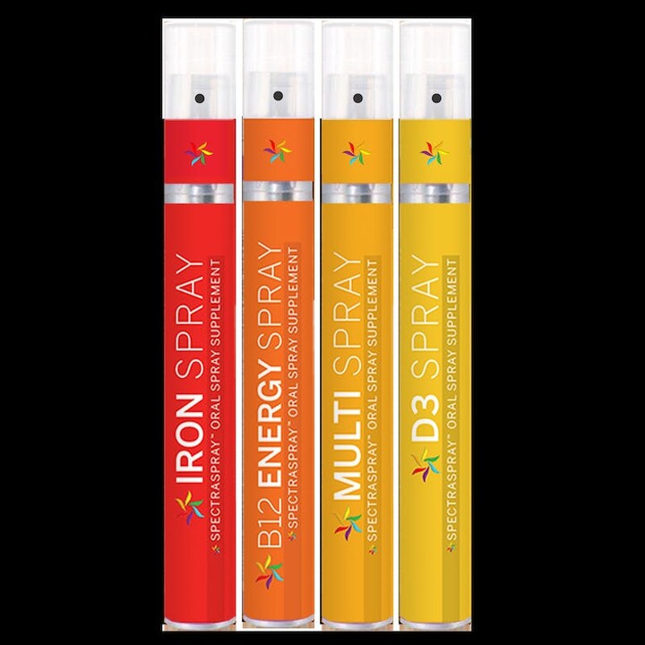 SpectraSpray Bariatric Wellness Oral Spray Vitamin Kit (Set of 4 Oral ...