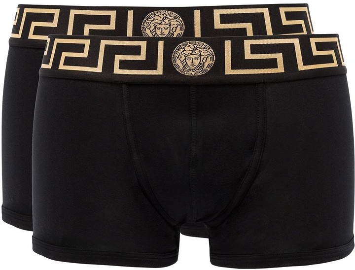 Versace Set of two Greek Boxers - ShopStyle Swimwear