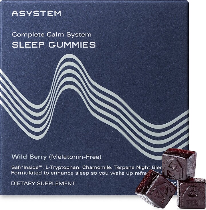 ASYSTEM Complete Calm Wild Berry (Melatonin-Free) Sleep Gummies ...